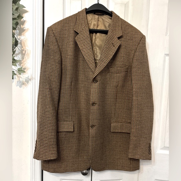 John Alexander | Jackets & Coats | Vintage John Alexander Houndstooth ...